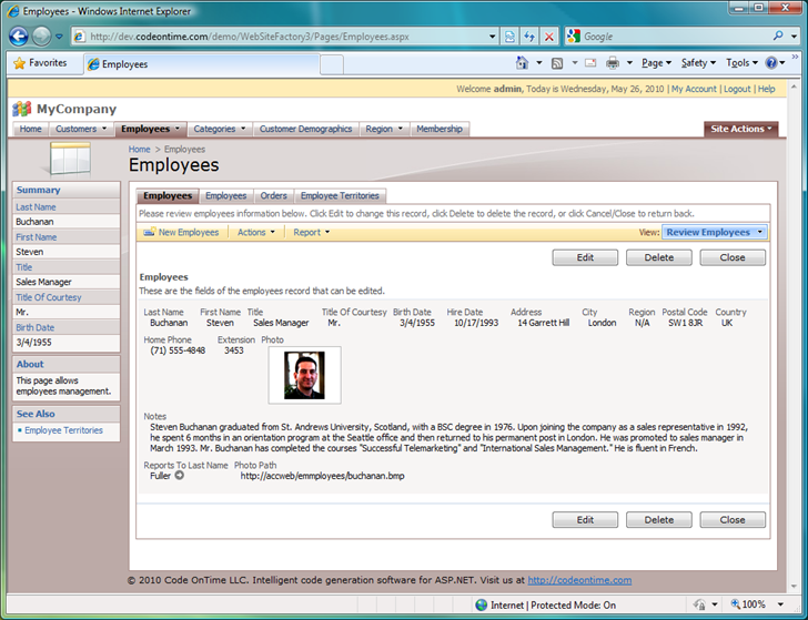 Code On Time: Choosing Page Data Layout